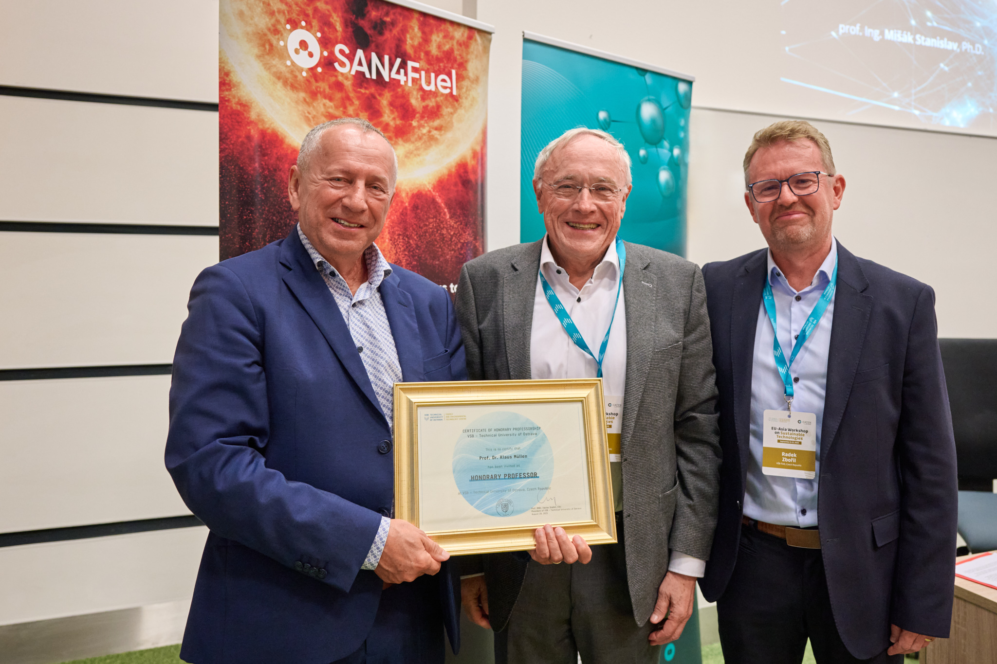 World-class chemist Klaus Müllen appointed Honorary Professor - VŠB ...
