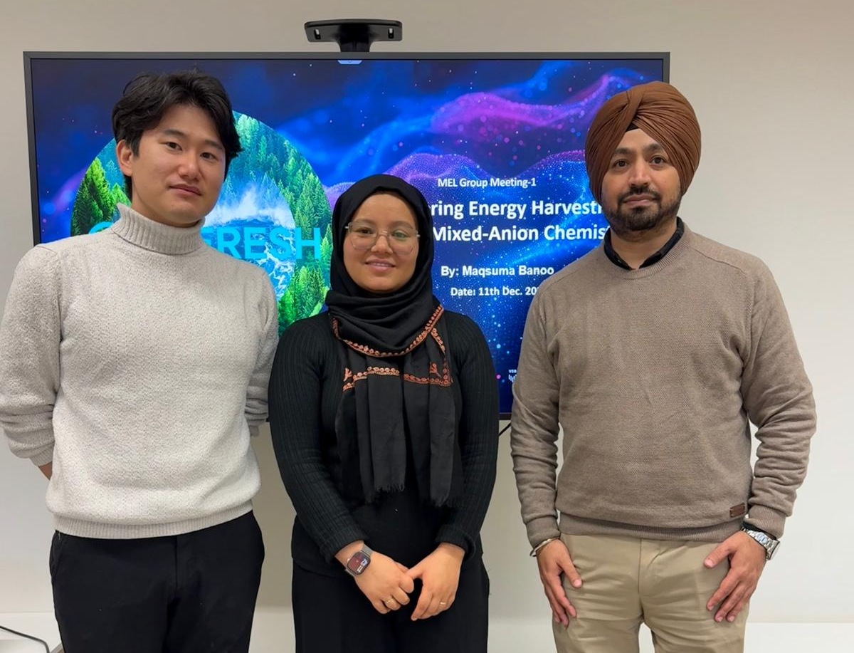 The MEL team welcomes new scientific talent - VŠB – Materials Envi Lab